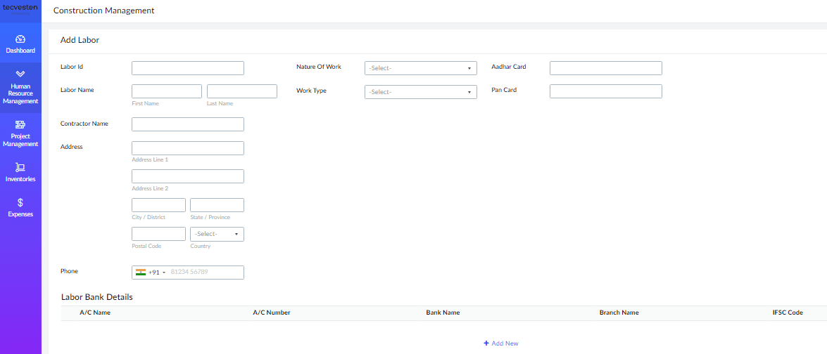 Construction Management | tecvesten